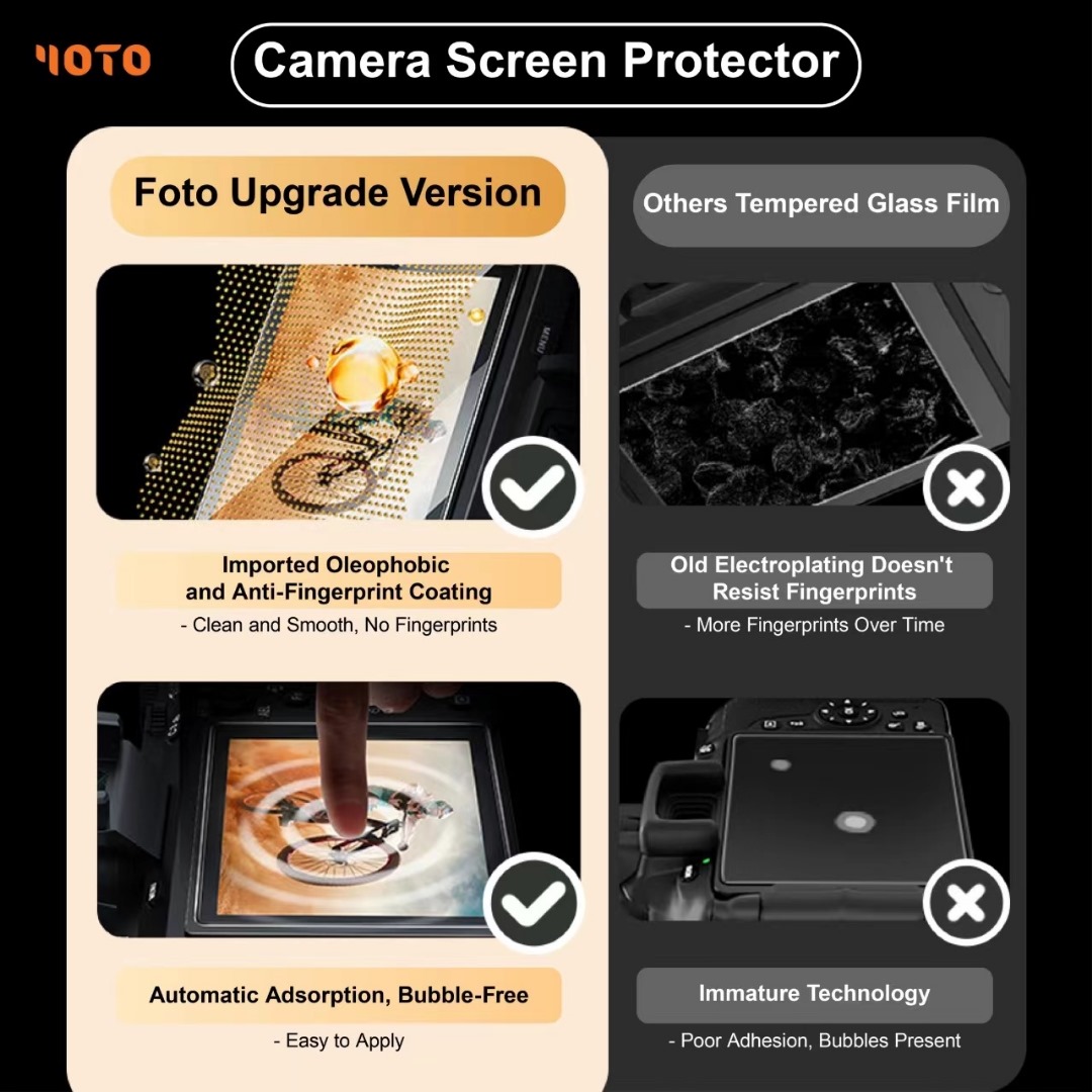 FOTO Fujifilm X100VI Screen Protector X100VI Tempered Glass For ...
