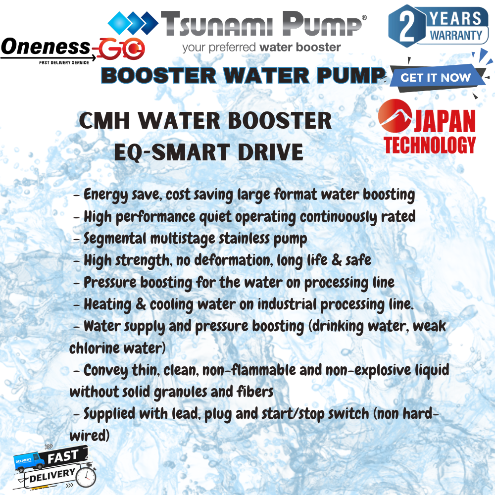 ''TSUNAMI PUMP'' HOME WATER PUMP WITH INVENTOR AND TANK - 0.75kW / 1 ...