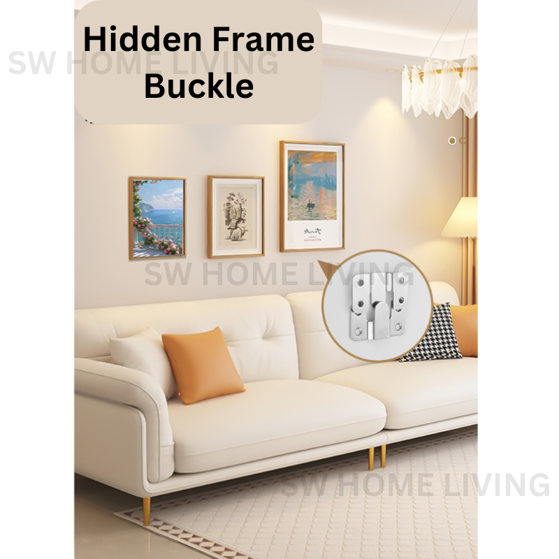 SW Solid Stainless Steel Sofa Hook Clip Furniture Connector Frame ...