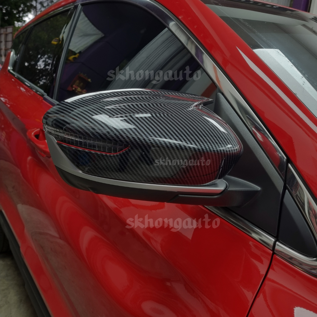 proton x50 car m4 side mirror cover sportivo garnish carbon fiber ...