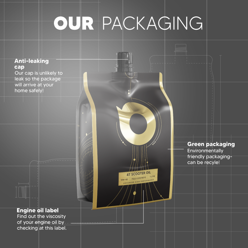 BOLD 𝕏 SIRIM SCOOTER OIL 4AT 10w40 1L MB Fully Synthetic Engine Oil ...