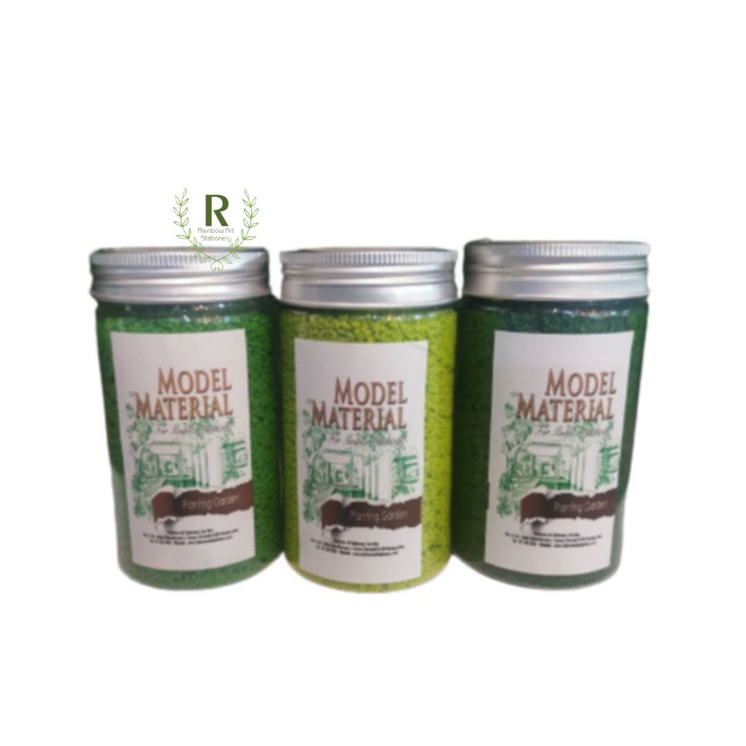 Model Material - Green Grass Powder 50g Granular tree powder 颗粒树粉 ...