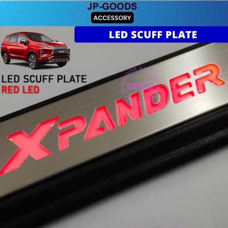 Mitsubishi Xpander LED Sill Plate Door Scuff Plate Side Step Kick Lamp ...