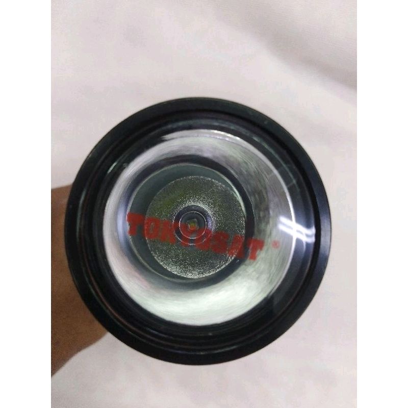 Original Japan TOKYOSAT Rechargeable Flashlight Waterproof Torch Light ...