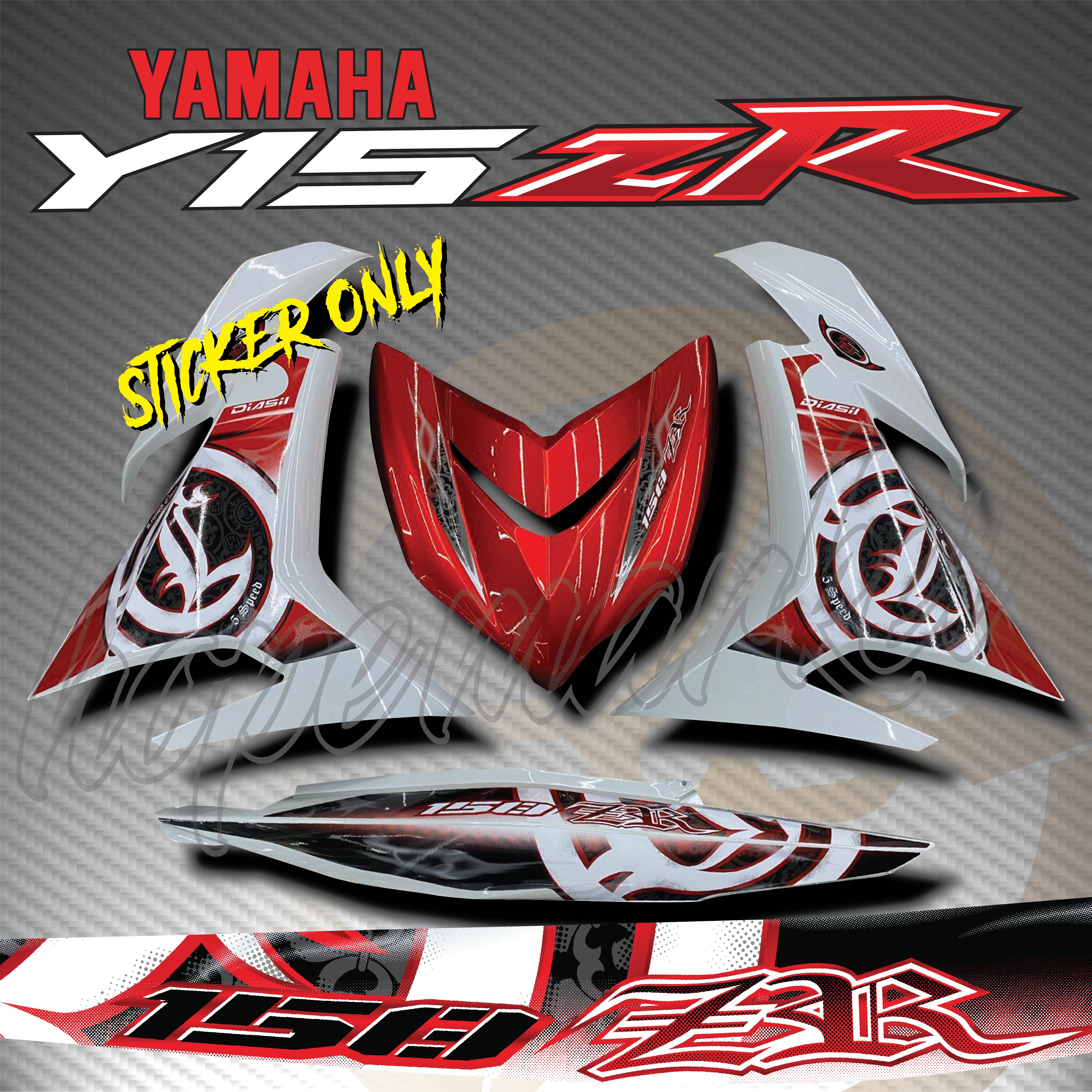 STRIPE MOTOR YAMAHA Y15ZR Y15 BATIK SMOKE EDITION (78) CUSTOM BODY ...