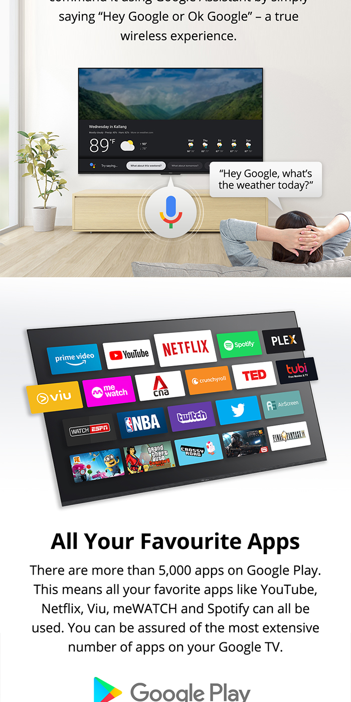 PRISM+ Q55 Ultra 4K QLED Google TV 55 inch Quantum Colors | Shopee Malaysia