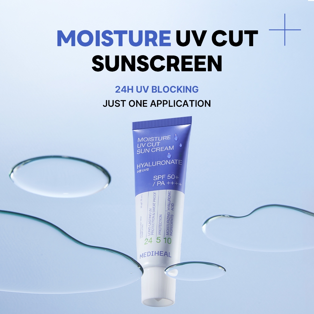 MEDIHEAL Hyaluronate Moisture UV Cut Sun Cream (50ml) | Shopee Malaysia