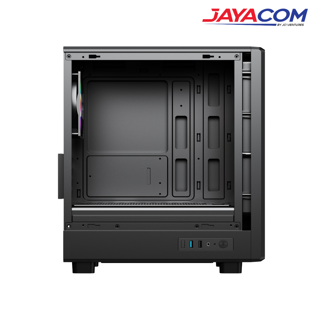 Invasion M-ATX M-1000 Casing Chassis – Black (Free 3x ARGB Fan ...