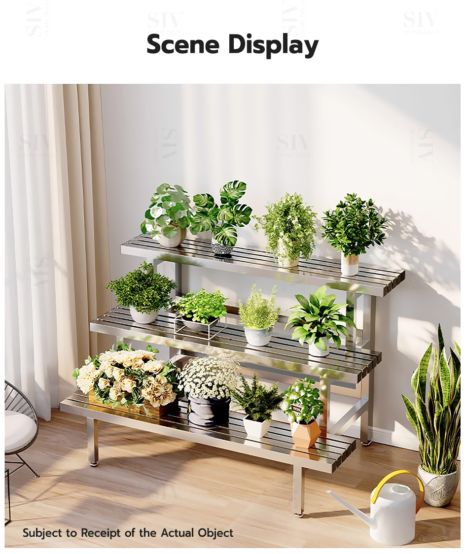 SIV Stainless Steel Rack Stainless Steel Stand Flower Stand Flower Pot ...