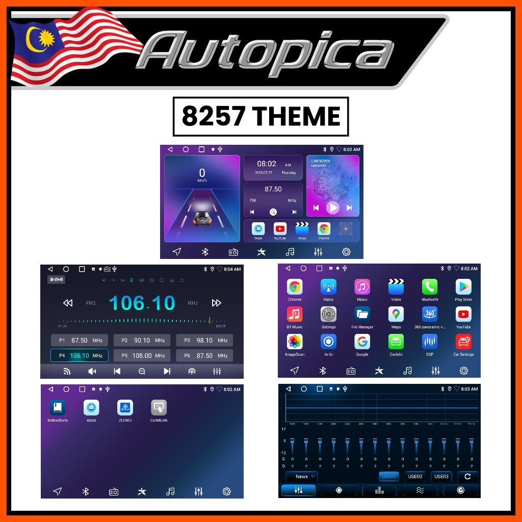 [4GB/8GB RAM] Proton Inspira / Mitsubishi Lancer 8257/7862S Octa Core ...