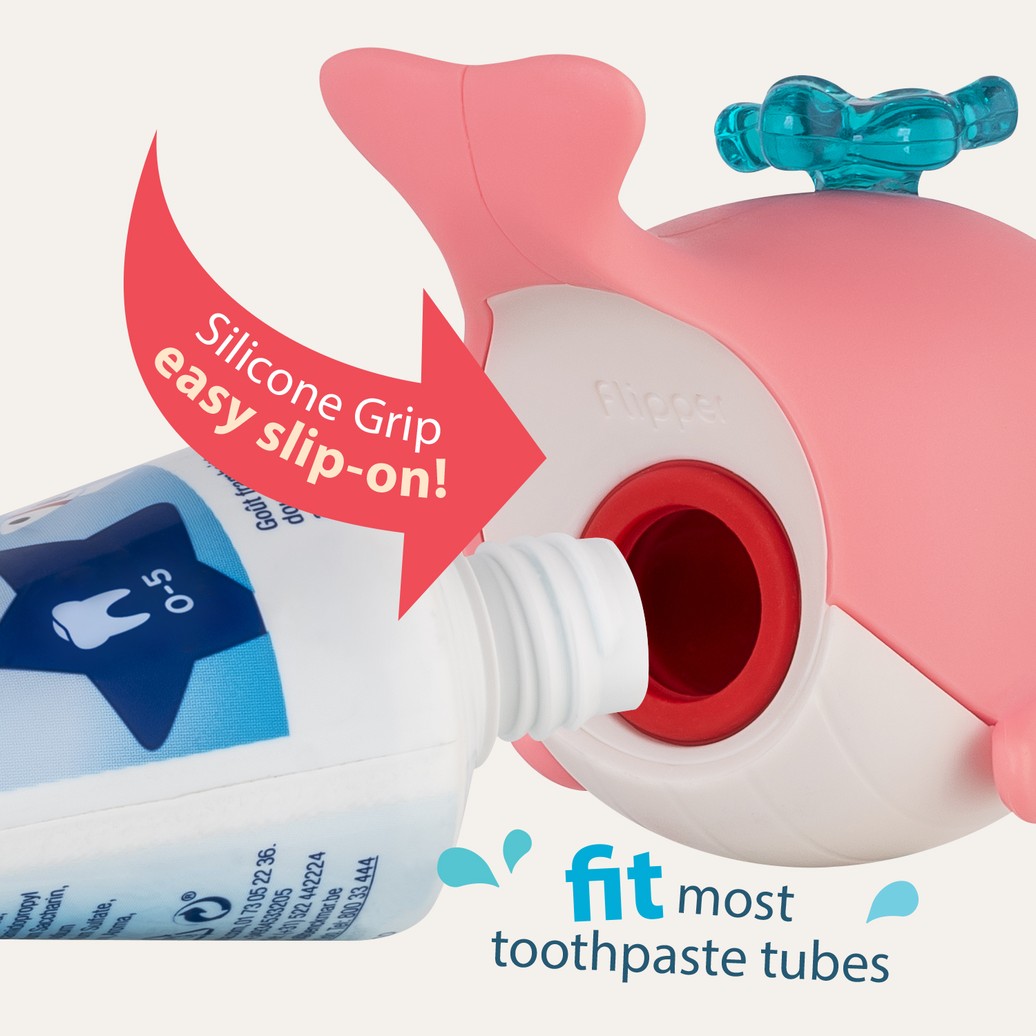 Flipper Whale Toothpaste Squirter Squirt Your Toothpaste with Fun ...