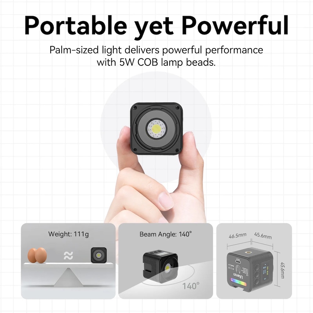 Ulanzi L3 RGB LED Video Light for Camera L052GBB1 | Shopee Malaysia