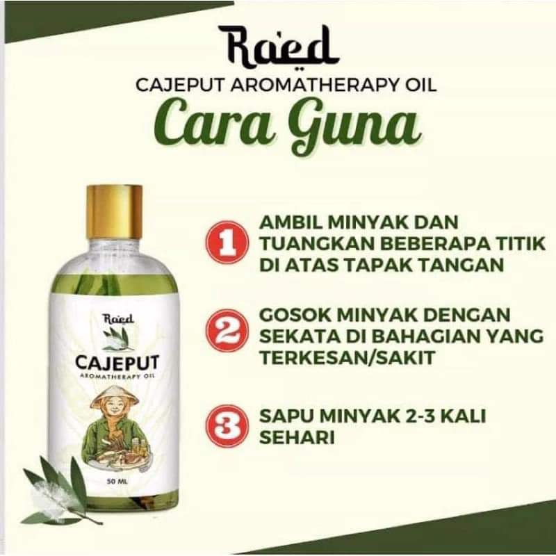 Raed Cajeput Aromatherapy Oil (50ml) | Shopee Malaysia