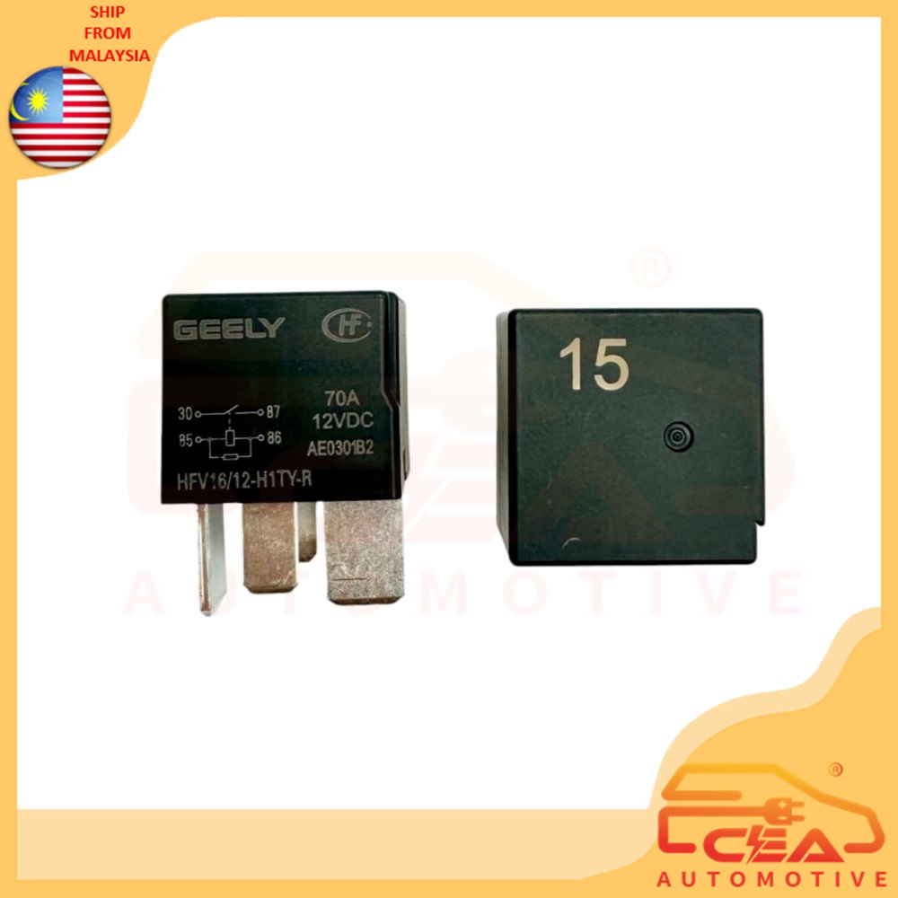 4 PIN 30A 40A 70A ORIGINAL GEELY PROTON GENUINE X50 X70 X90 S70 FUSE ...
