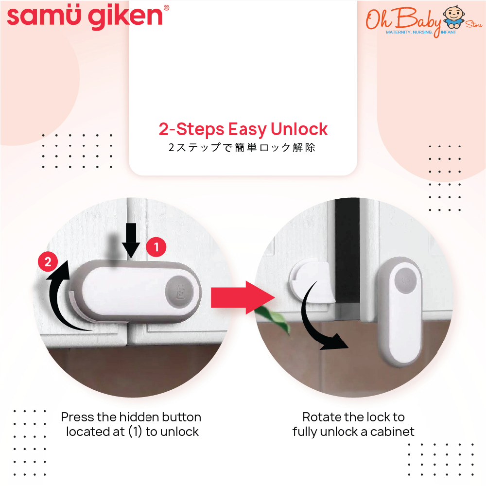 Samu Giken Safety Cabinet and Refrigerator Lock | Shopee Malaysia