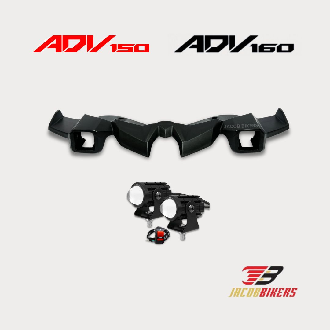 HONDA ADV150 ADV160 AEROX WINGLET COVER SPOTLIGHT LED 2.0 FAIRING ...