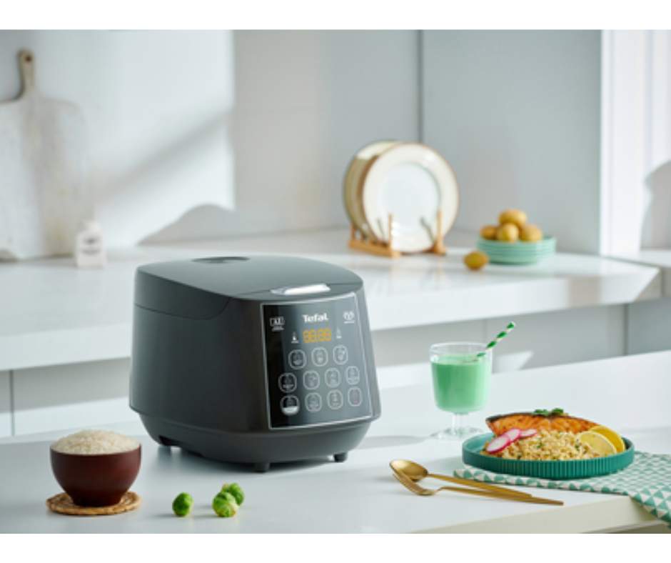 Tefal Easy Rice Plus Spherical Pot Rice Cooker (1.8L) RK736B | Shopee ...