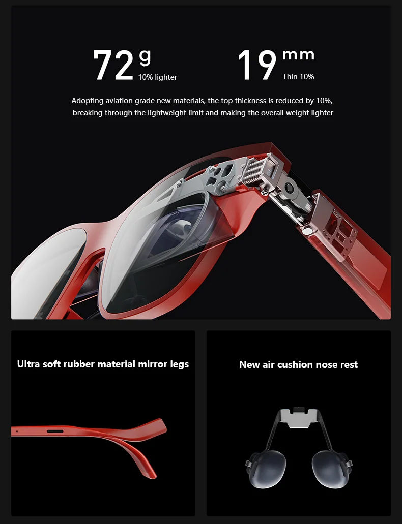 (READY STOCK) - XREAL Air 2 AR Smart Glasses with Sony 0.55 ''Micro ...