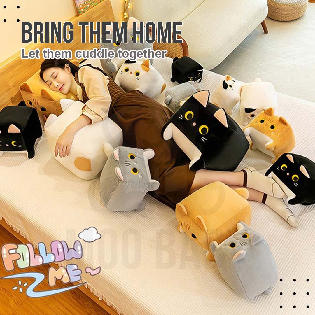 ⭐Moo Baby Anak Patung Kucing Cube Cat Plushie Toy Plushie Cute Patung ...