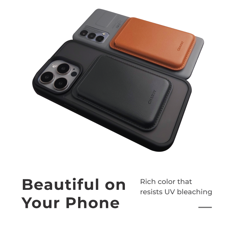 CHARBY Orbit Magnetic Wallet Vegan Leather Card and Banknotes Holder ...