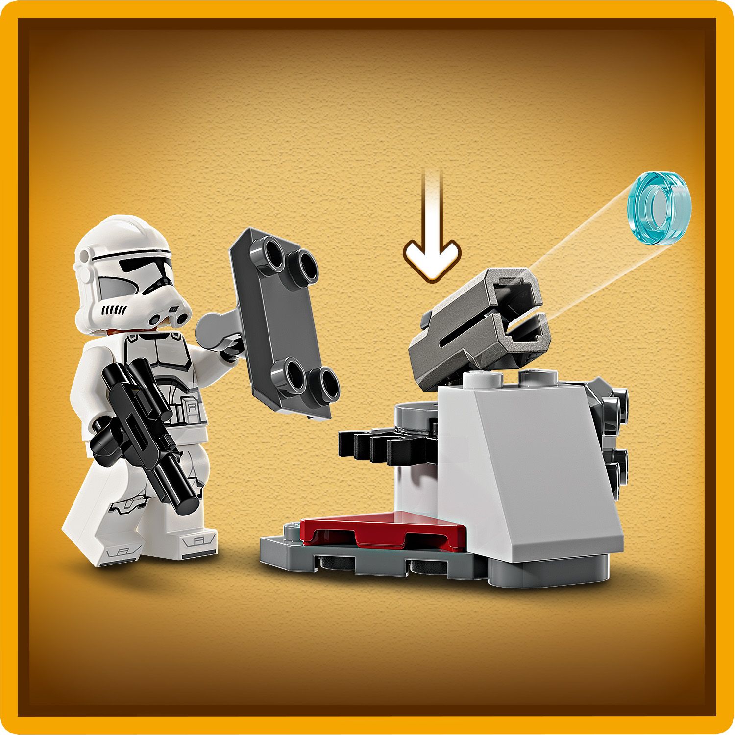 LEGO Star Wars 75372 Clone Trooper & Battle Droid Battle Pack Building ...