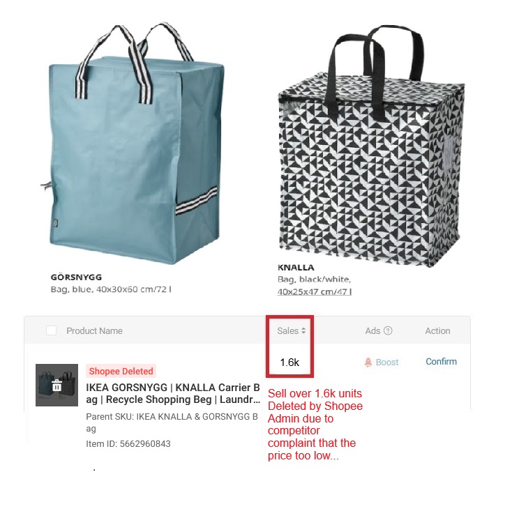 IKEA Carrier Bag | Recycle Shopping Beg | Laundry | Reusable Eco Beg ...