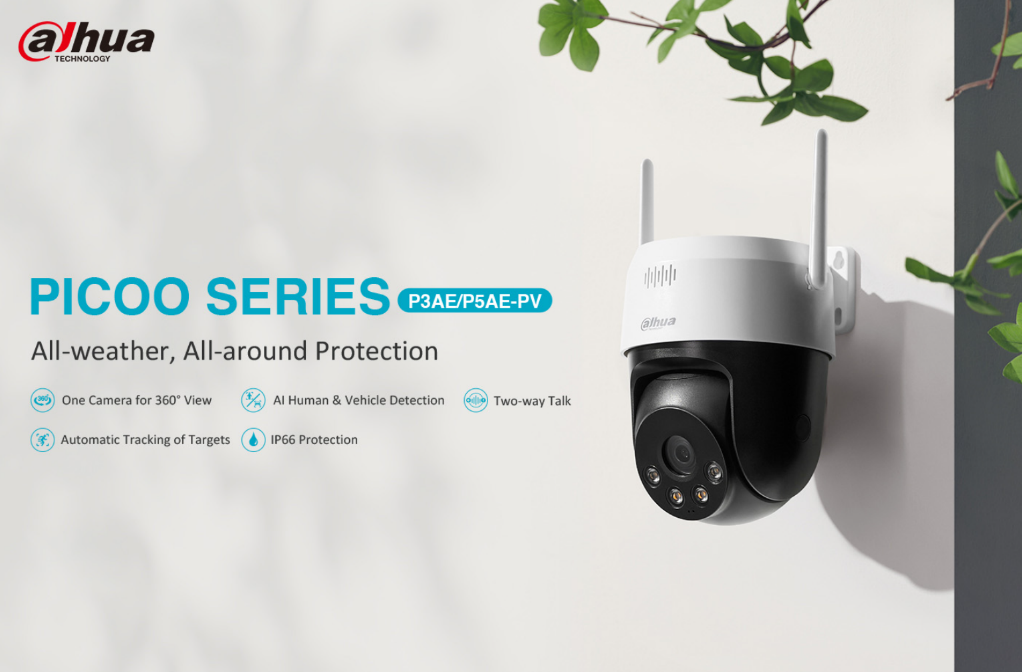 Dahua 5MP 5Megapixel Wifi Wireless Outdoor Pan Tilt CCTV Camera Dual Light Activ P5AE-PV PICOOA2 ...