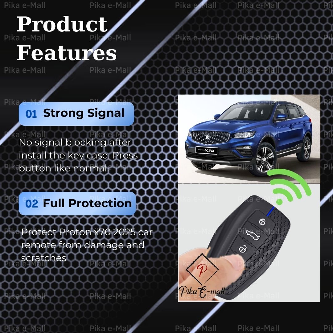 New Proton X70 Key Cover 2025 Facelift Car x70 Key Case Remote Cover ...