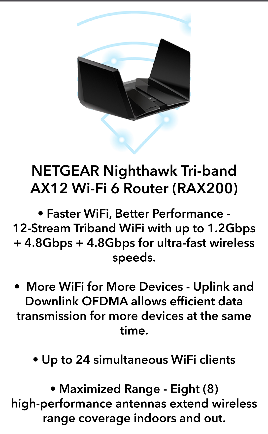 NIGHTHAWK RAX200 TRI-BAND AX12 WIFI 6 ROUTER - AX11000 | Shopee Malaysia
