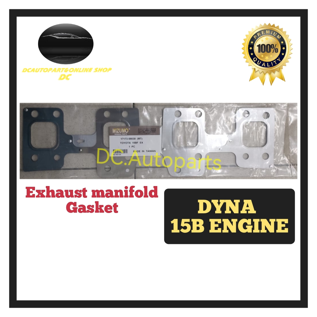 (METAL) EXHAUST MANIFOLD GASKET TOYOTA DYNA 15B ENGINE | Shopee Malaysia