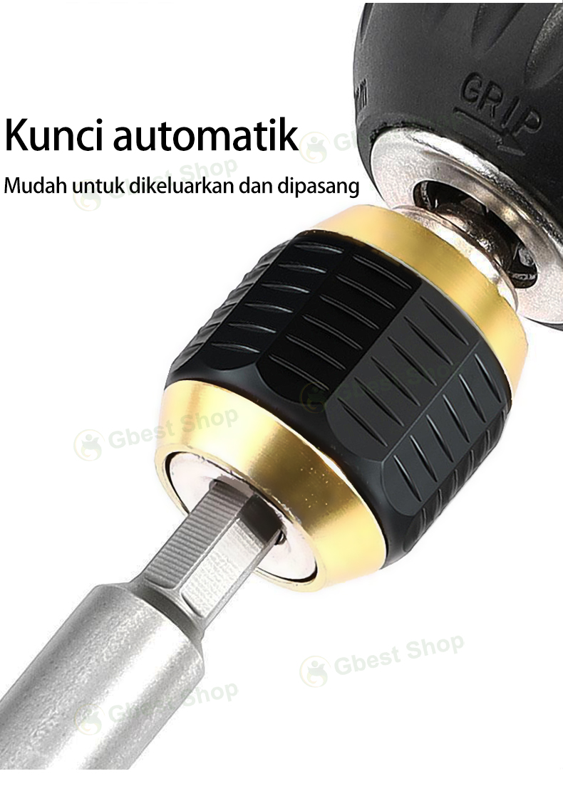 Drill Chuck Adapter Replacement Connector Key Screwdriver Impact Driver ...