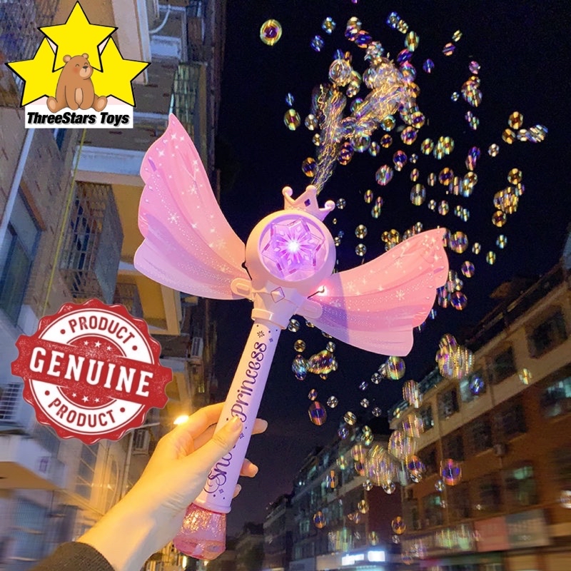 Bubble Gun Toys Princess Bubble Wand With Lighting And Music Bubble ...