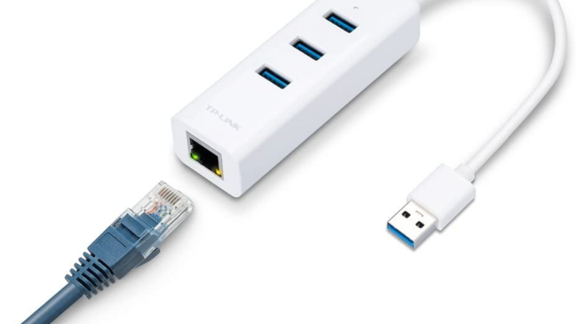 TP-LINK Tplink USB Hub USB 3.0 3 USB + Gigabit RJ45 LAN Ethernet ...