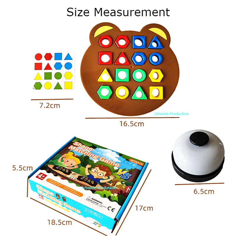 Board Game Montessori Learning Shape Matching Montessori Children ...