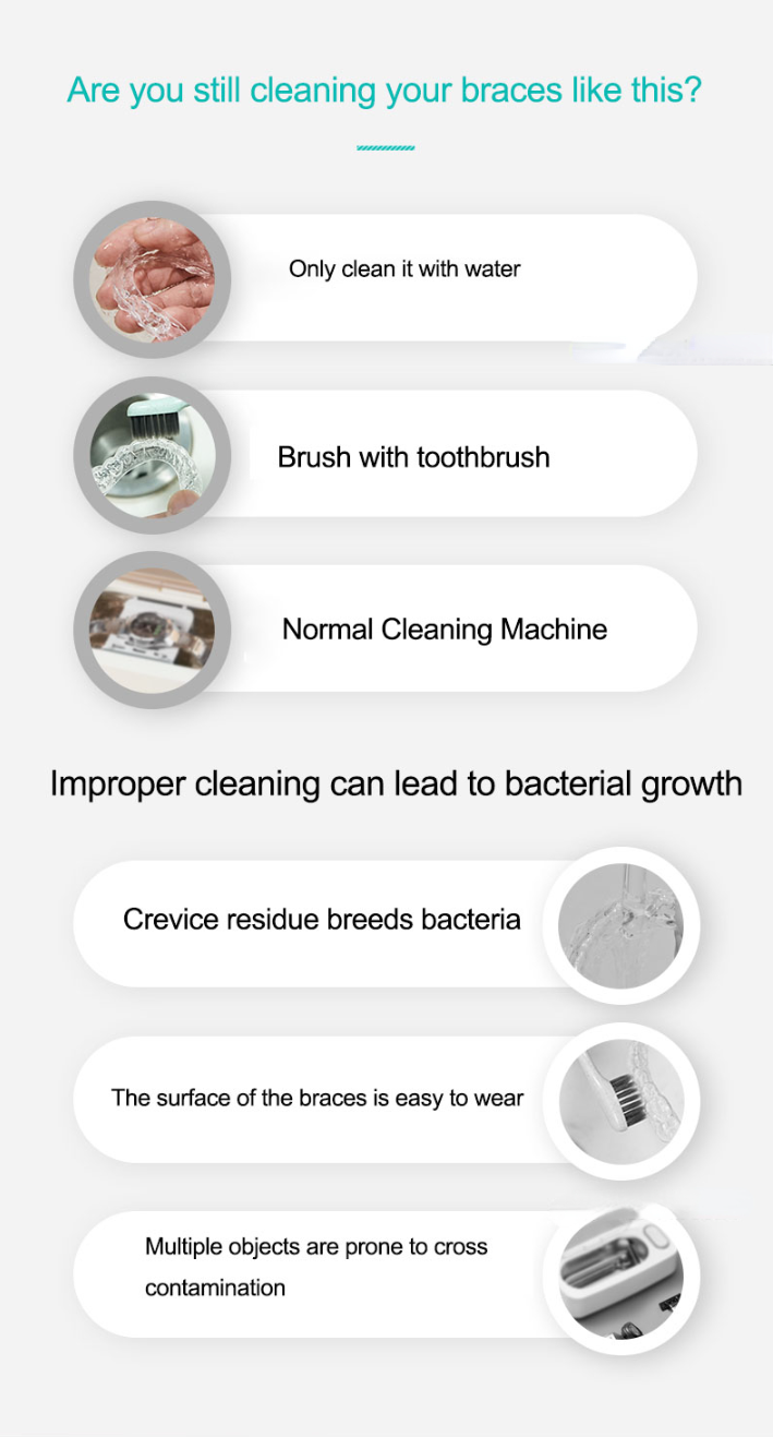 Xiaomi EraClean Mini Ultrasonic Cleaner for Braces | Shopee Malaysia