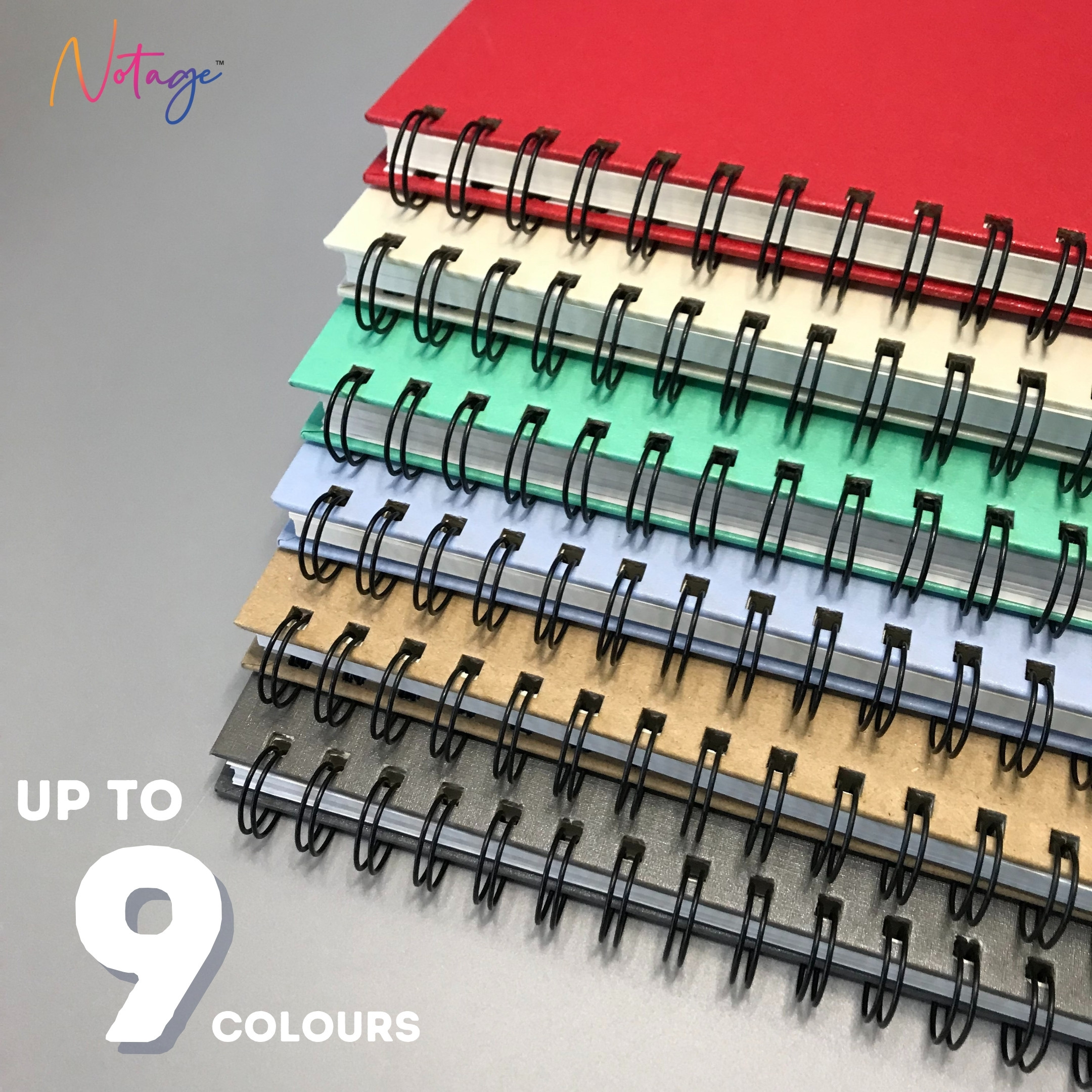 Hard Cover Lined Notebook A5 B6 Minimalist Notebook Wire-O Binding ...