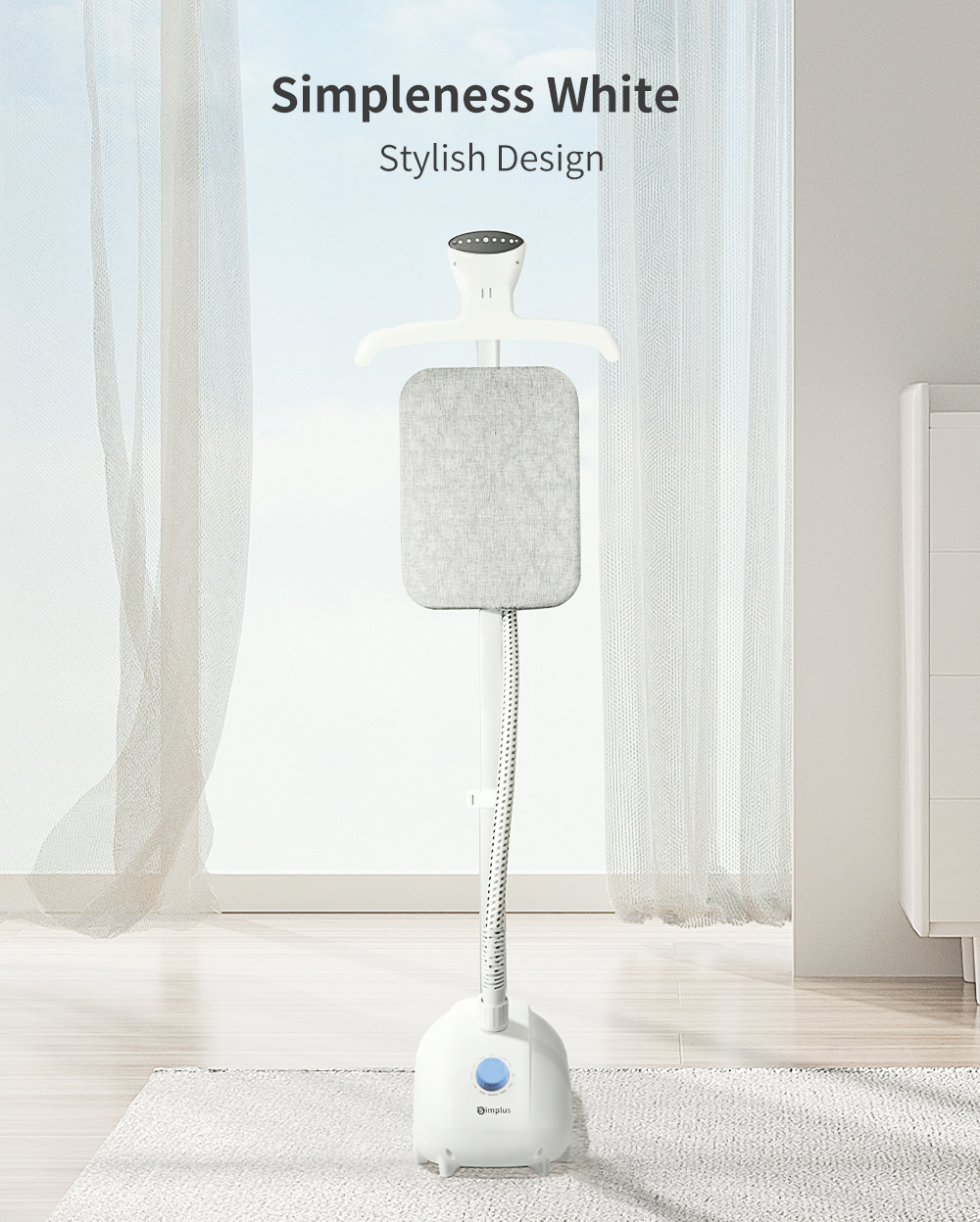 Simplus Iron Steam Garment Steamer 2000W 11-Iron Mode Stainless Steel ...
