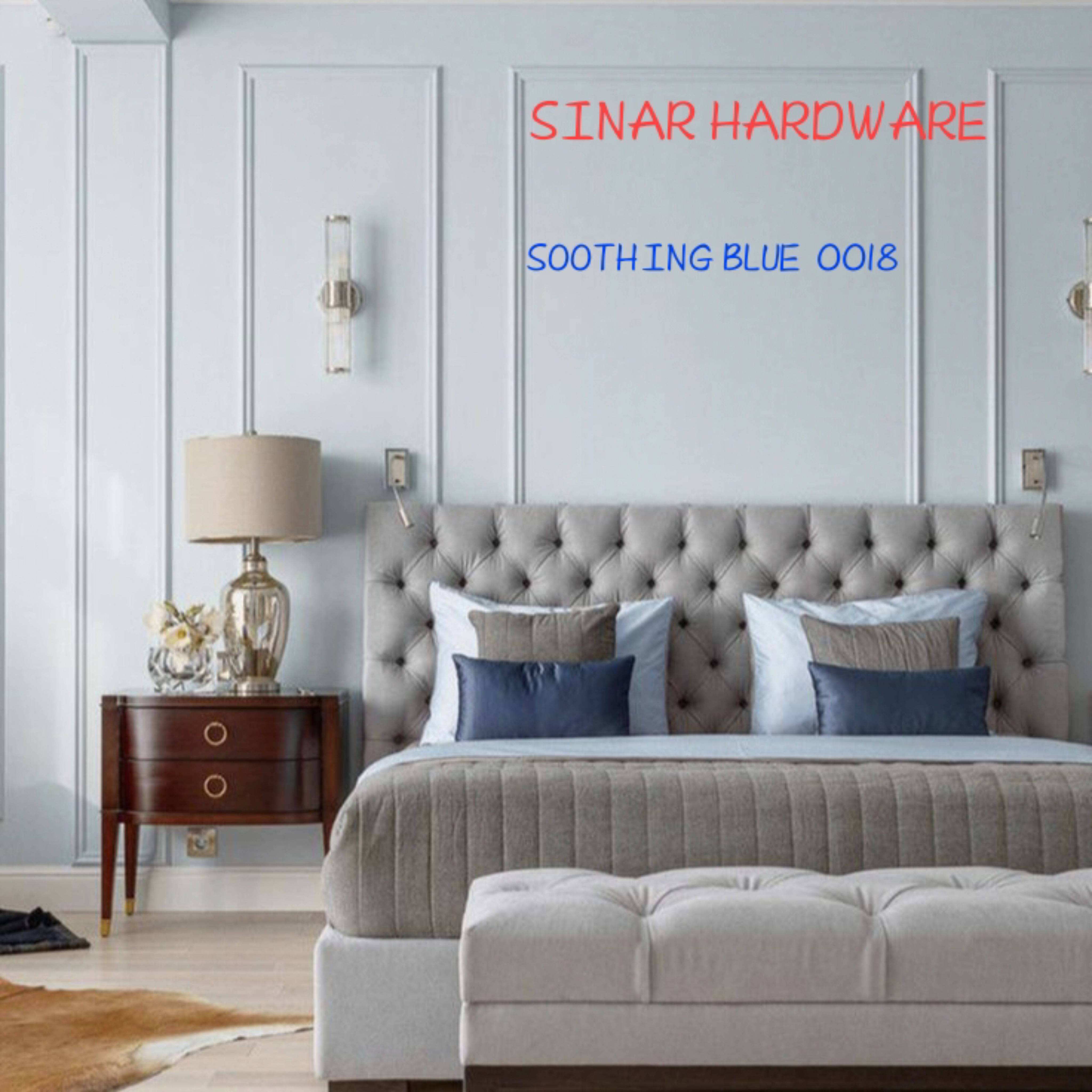 SINAR SANCORA I PEARL 1 LITER INTERIOR SHEEN WALL PAINT CALMING BLUE ...