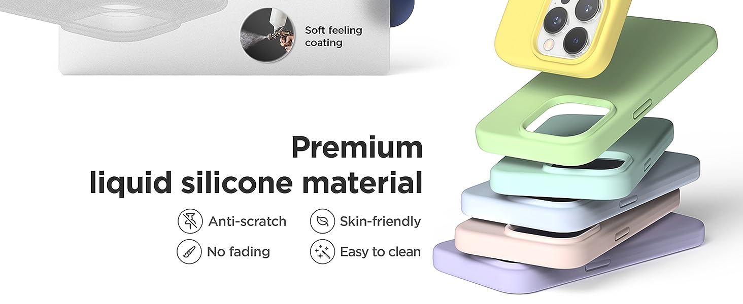 elago iP15 Pro Max / iP15 Pro Premium Liquid Silicone case Compatible ...