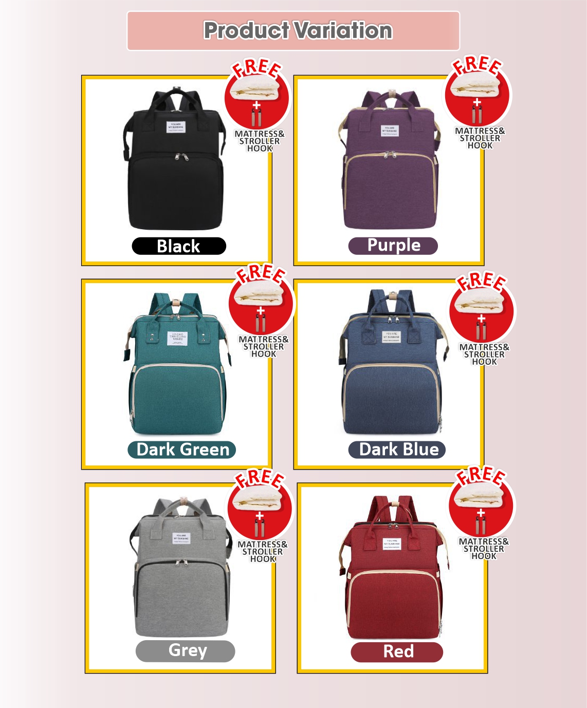 Beg Baby Mummy Diaper Bag Baby Travel Diaper Bag Baby Bag Mummy Bag Beg ...