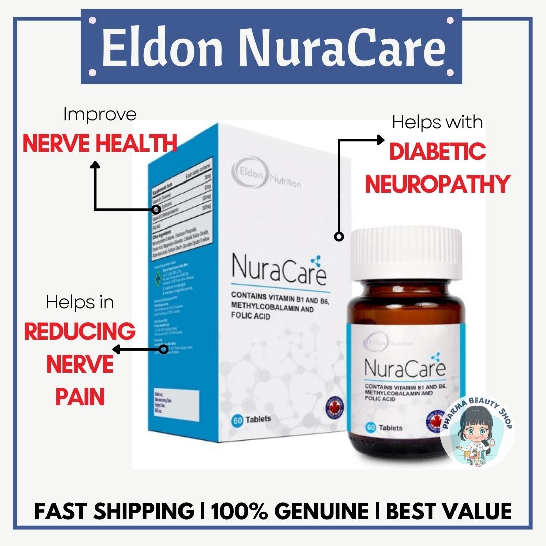 [FREE GIFT] Eldon Nutrition NuraCare 60s/ 3 x 60s (Methycobalamin ...