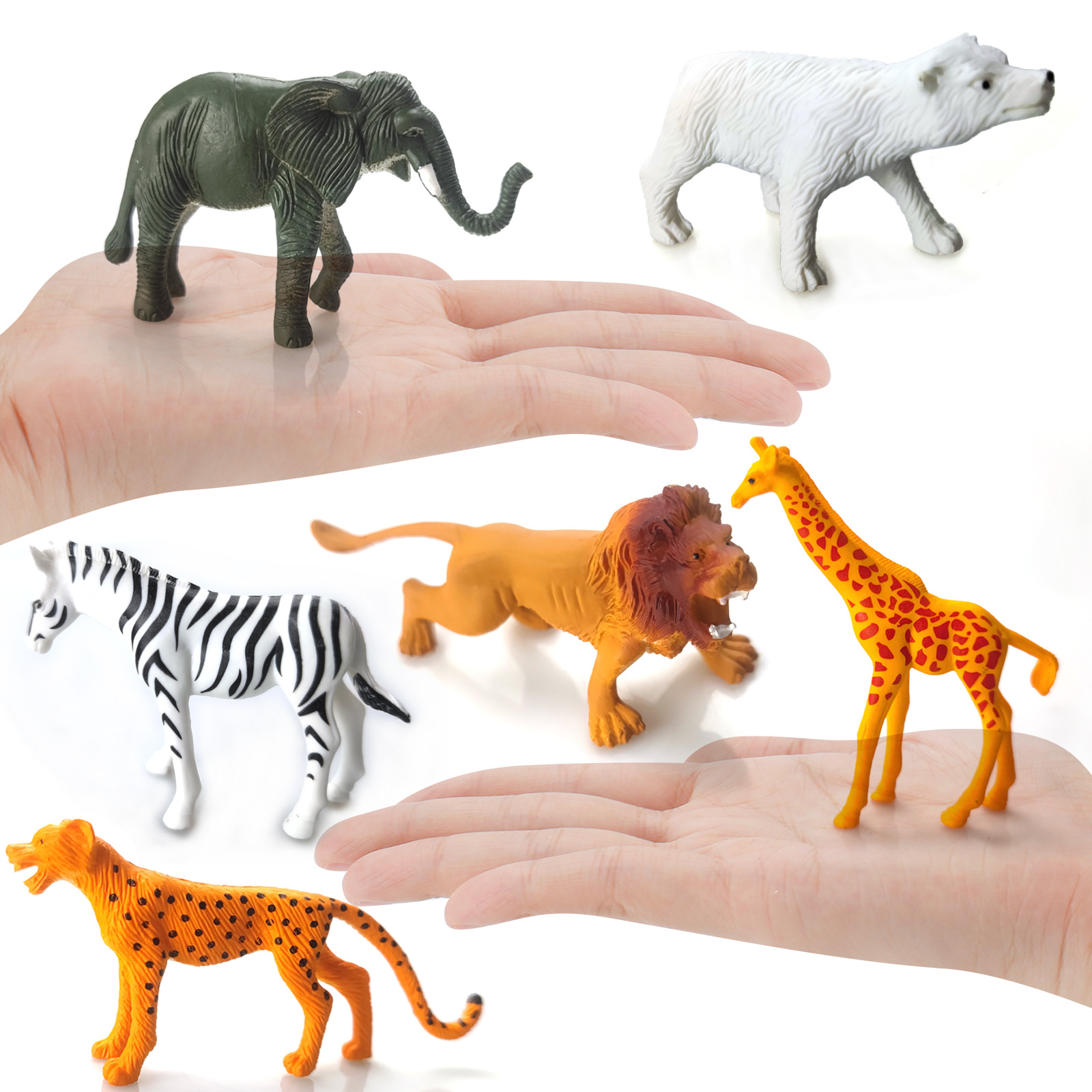 Animal Toys for Kids Big Rubber Kids Educational Toys Learning Toys ...