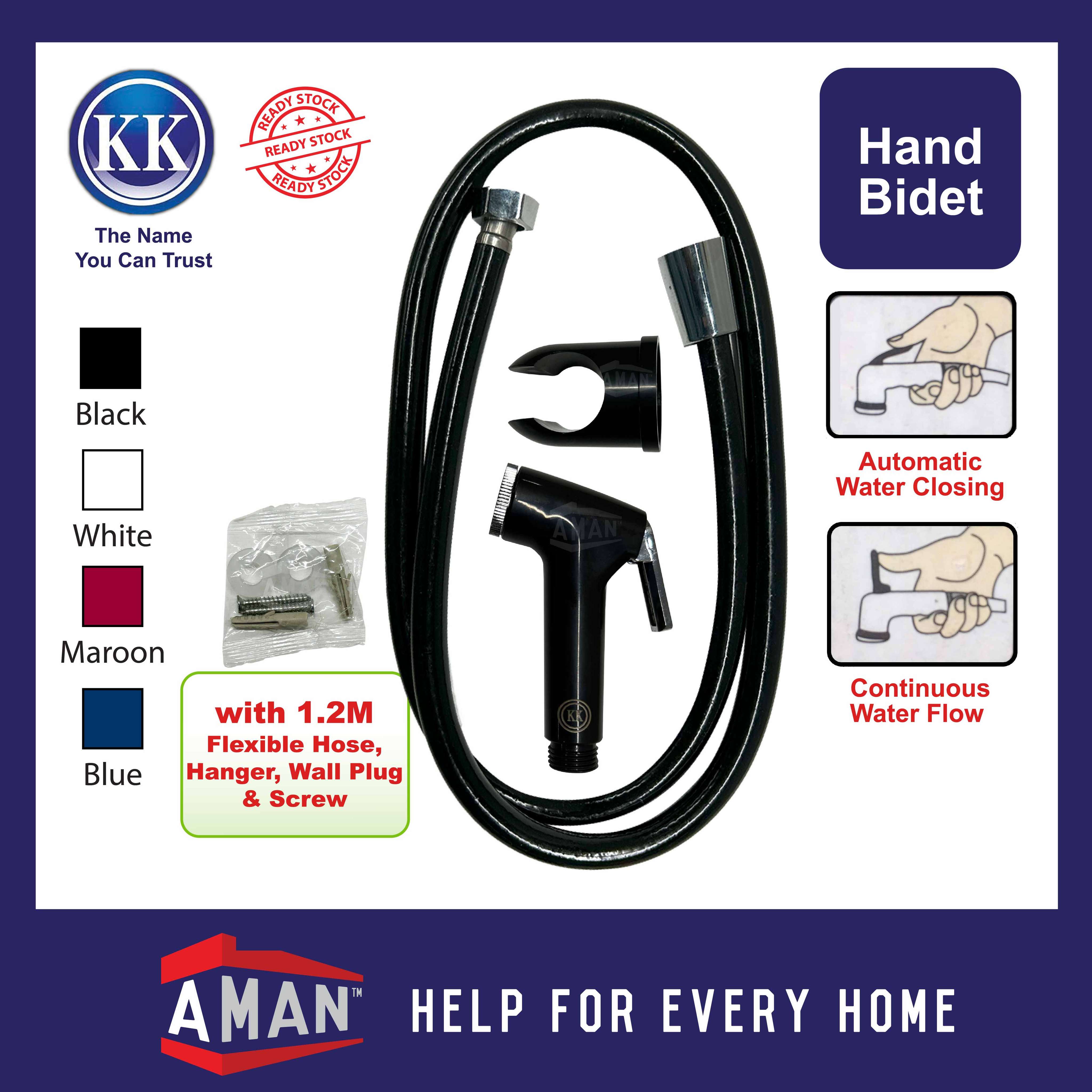 KK BRAND Hand Bidet Spray Head Hand Shower Bidet Head Sprayer Head 1.2m ...