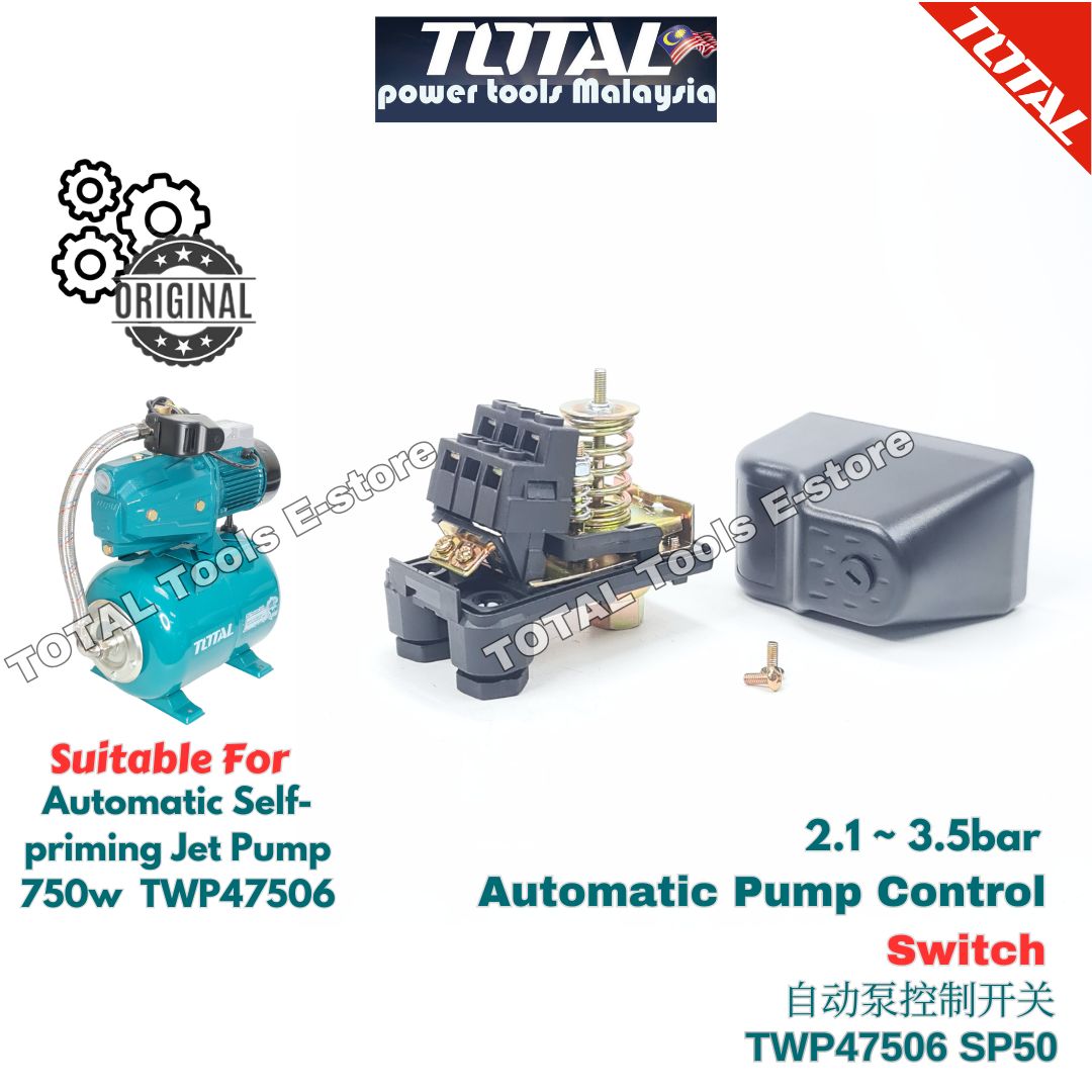 TOTAL TWP47506 Automatic Self-priming Water Pump Replacement Parts ...