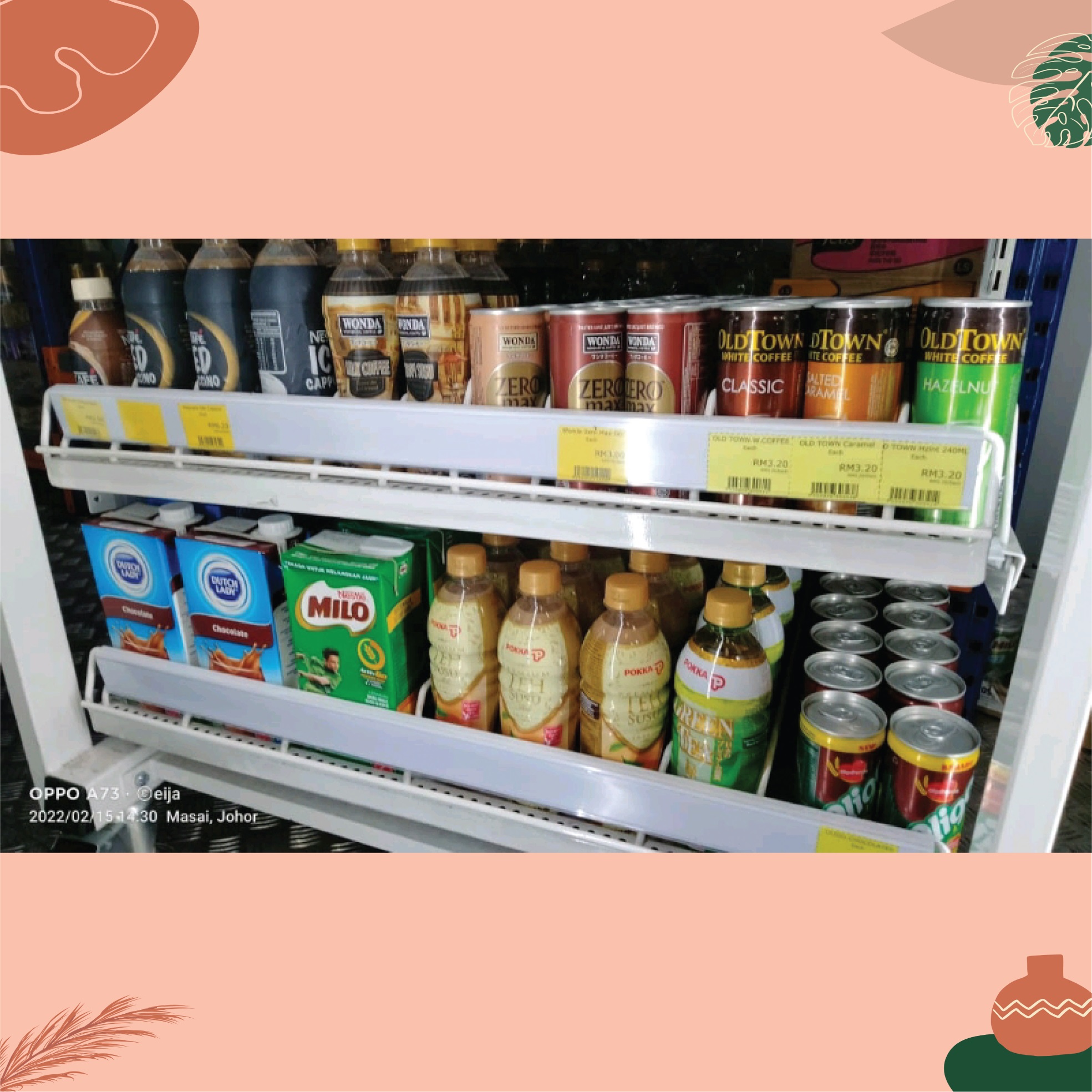 JME Ready Stock Chiller Price Tag Wire Shelf Price Tag Cooler Shelf Tag ...