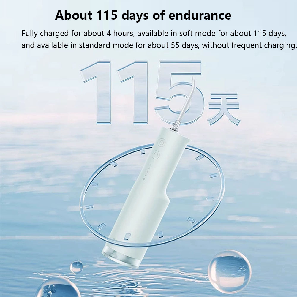 Xiaomi Mijia Portable Water Flosser F300 4 Speed High Frequency Pulse ...
