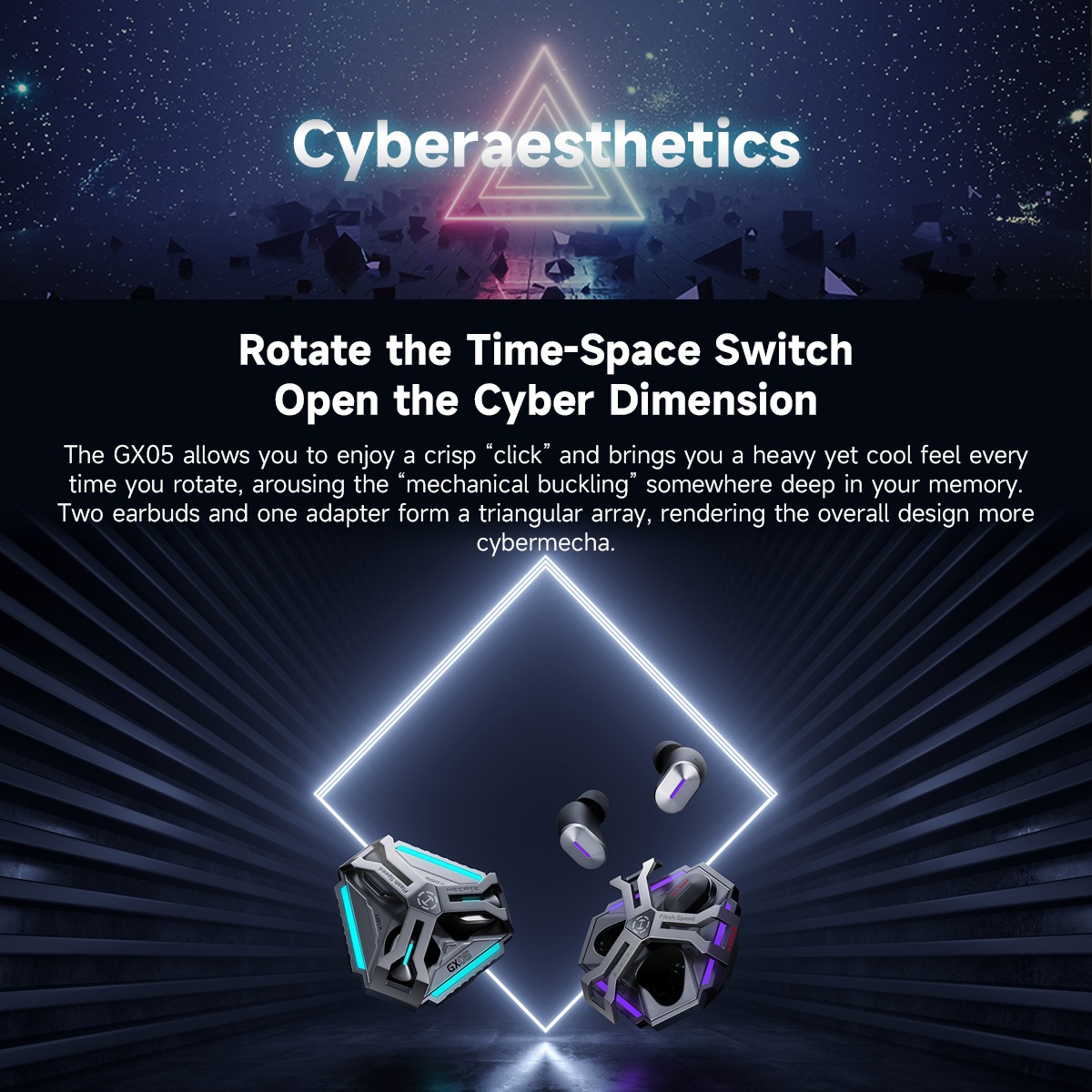 Edifier Hecate GX05 Wireless Earbuds - Hi-Res Audio | 2.4 GHz Dongle | Zinc Alloy Body | RGB ...
