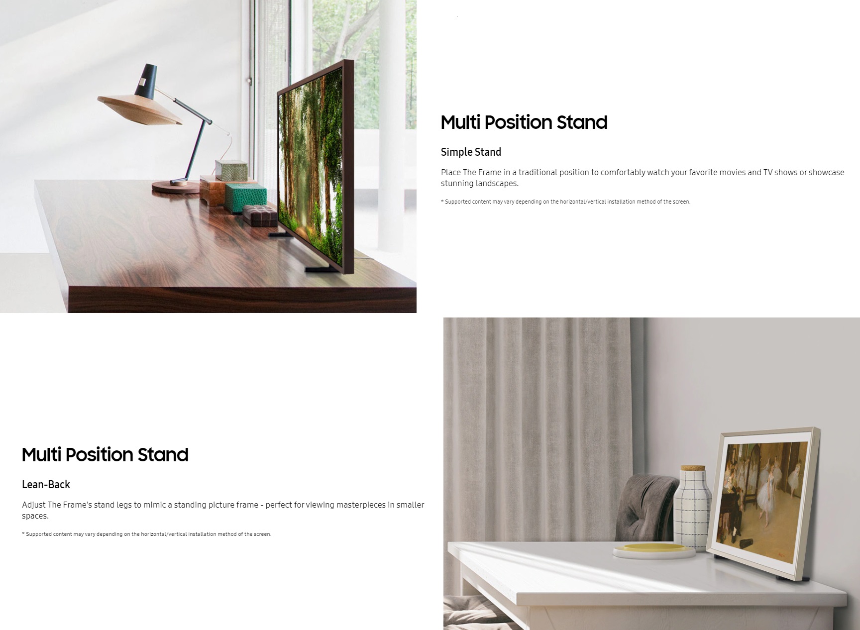 Samsung 32" LS03C The Frame QLED Smart Lifestyle TV | QA32LS03CBKXXM ...