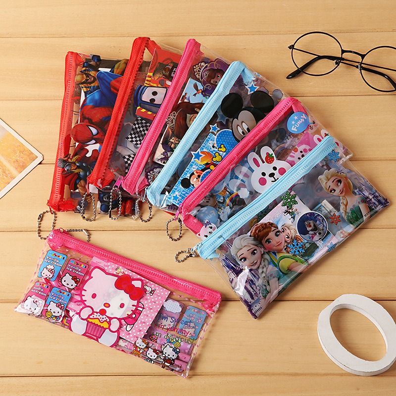 Deli Disneii Zip Stationery 808 Stationary Gift Set 6 In 1 Cute Cartoon ...
