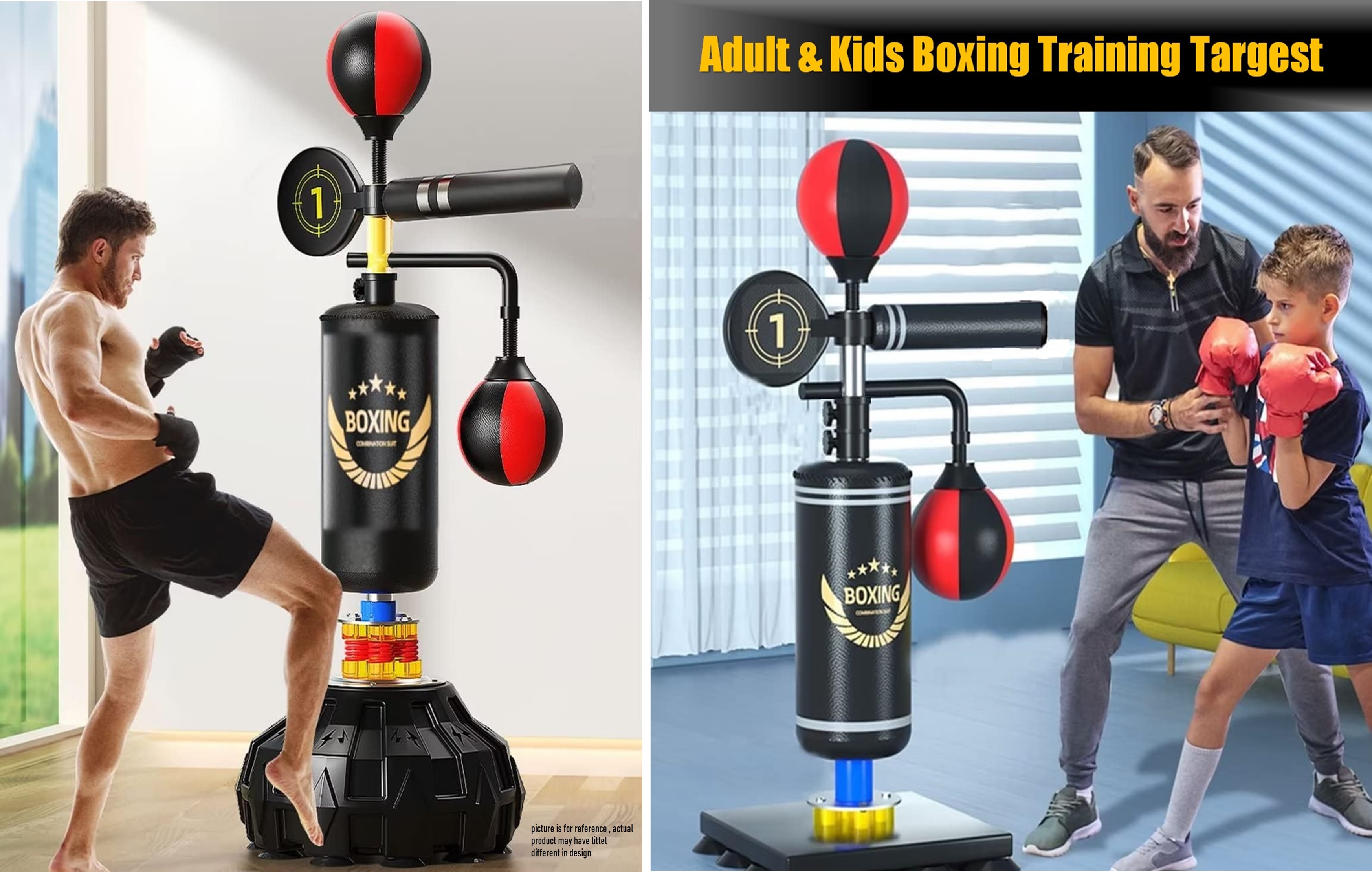 Speed Boxing Bags 3-in-1 Boxing Punching Sand Bag Sandbag Stand MMA ...